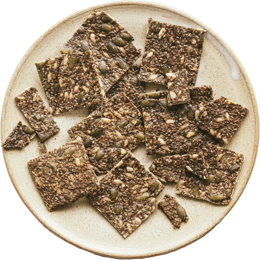 Low GI Seeded Omega & Millet Crackers | Foodhak